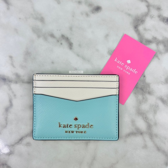 kate spade | Bags | Kate Spade Staci Colorblock Saffiano Leather Slim ...